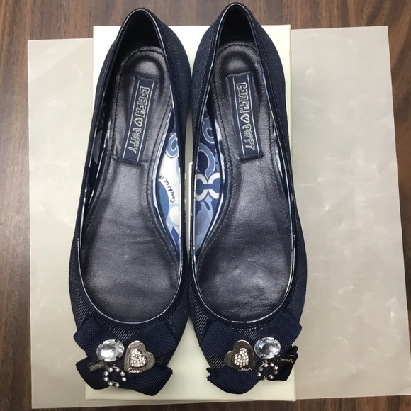 Coach | Shoes | Coach Caper Denim Flat | Poshmark